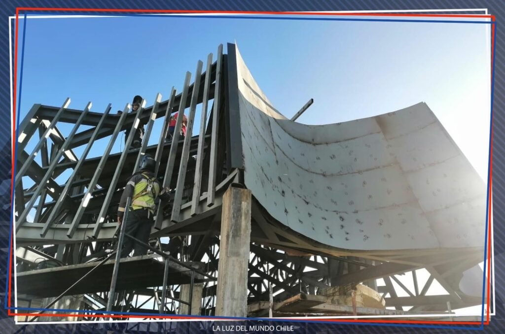 Recubrimiento del templo replica a escala de la Hermosa Provincia en ...